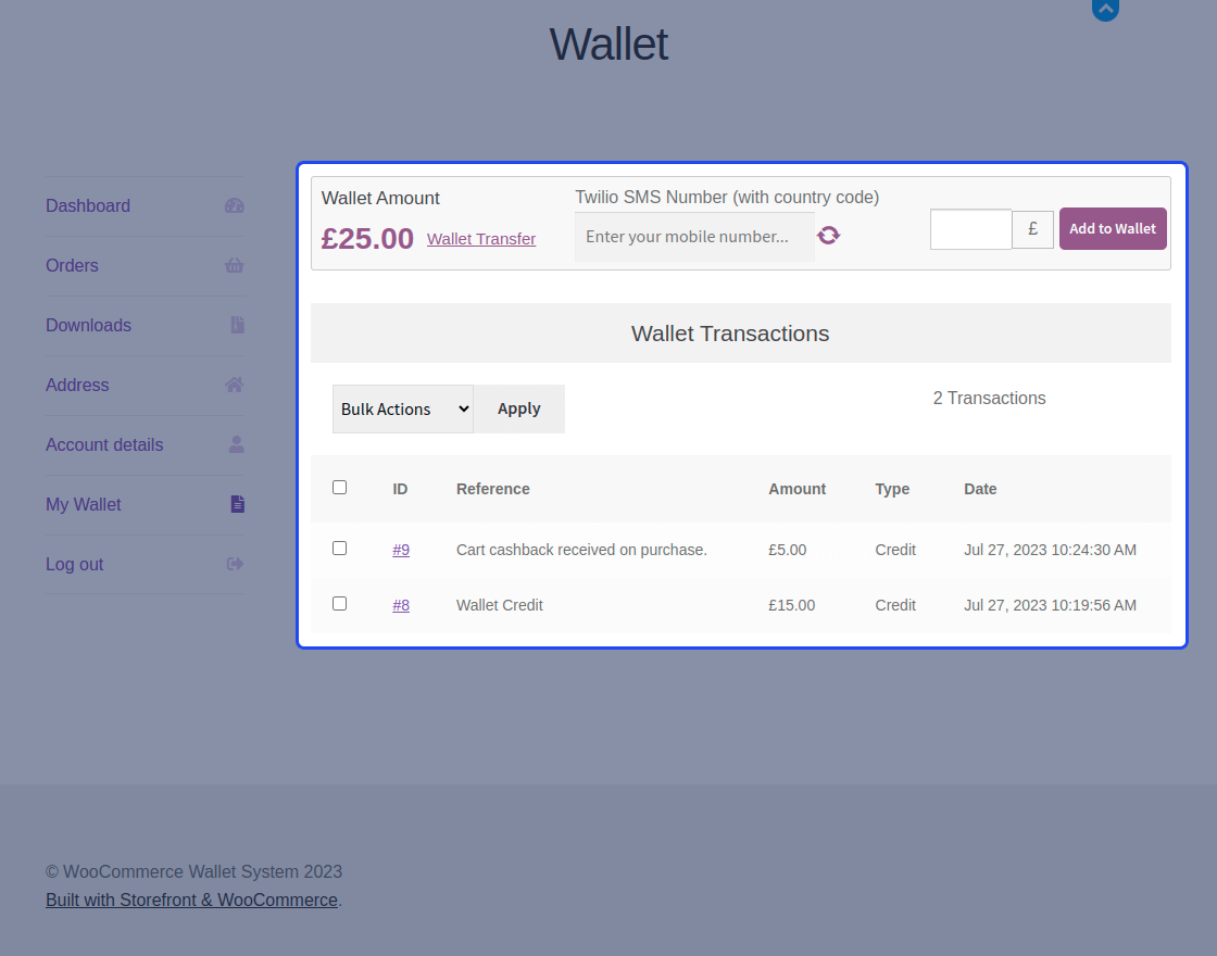 WordPress WooCommerce Wallet System Plugin by Webkul | CodeCanyon